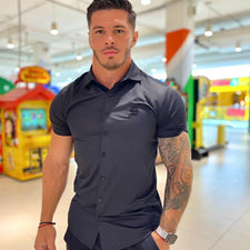 Clean Cut - Black Shirt for Men – Sarman Fashion - Wholesale Clothing ...