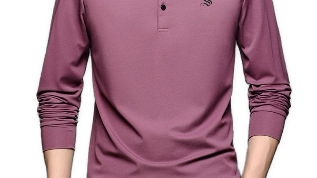 Dustin - Long Sleeves Polo Shirt for Men – Sarman Fashion - Wholesale ...